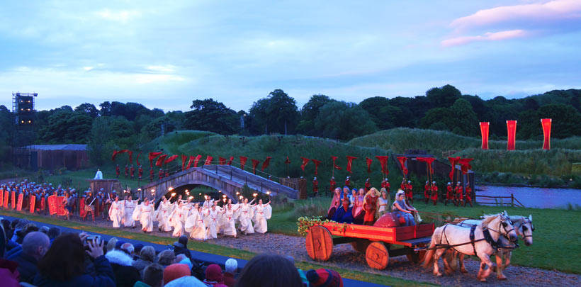 Our Trip to Kynren - An Epic Tale of England - The Only Girl in the House